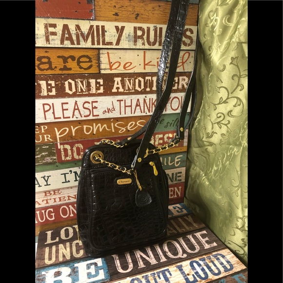 Chenson | Bags | New Black Patent Leather Chenson Handbag | Poshmark